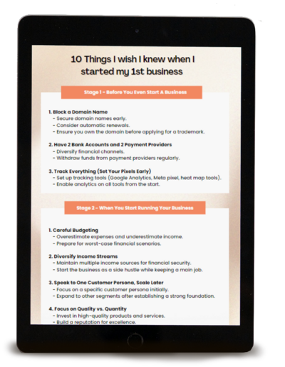 Free Resources for entrepreneurs & starting a small business