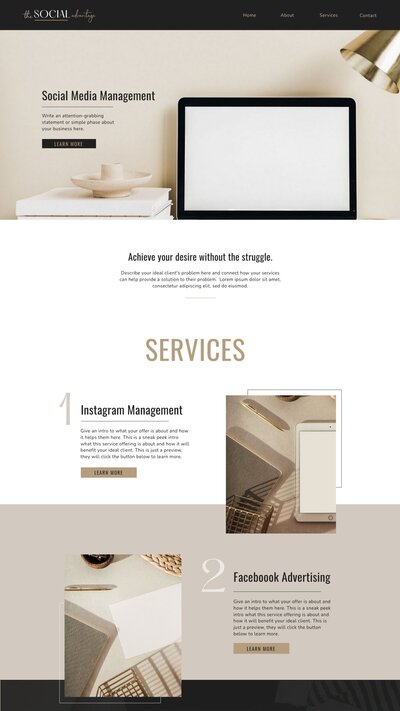 Showit Website Templates | Styled Web Design
