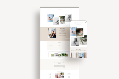 Michaela Dunn | Showit website and logo design