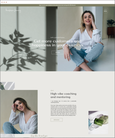 Kristina Digital & Chic, Custom website design and templates