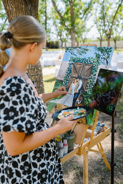 Hannah Wilson Art | Live Painting for Weddings & Events