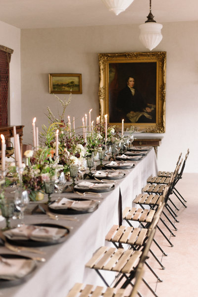Moody Candlelight Dinner
