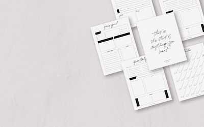 Planners + Guides | Shop Saffron Avenue, Brand Styling, Modern ...