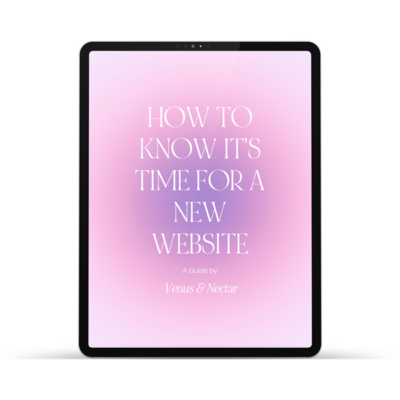 Spiritual Web Design Studio | Venus & Nectar