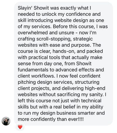 Slayin Showit | The Best Showit Website Design Course