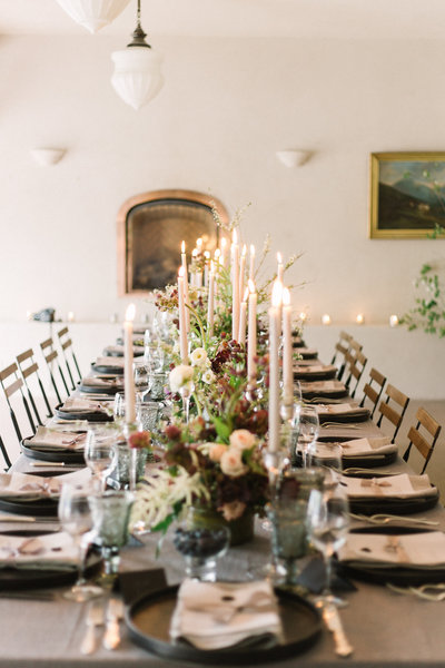 Moody Candlelight Dinner