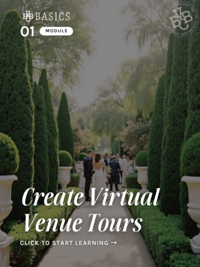 Create a Successful Virtual Venue Tour for Your Wedding Venue | Basics ...