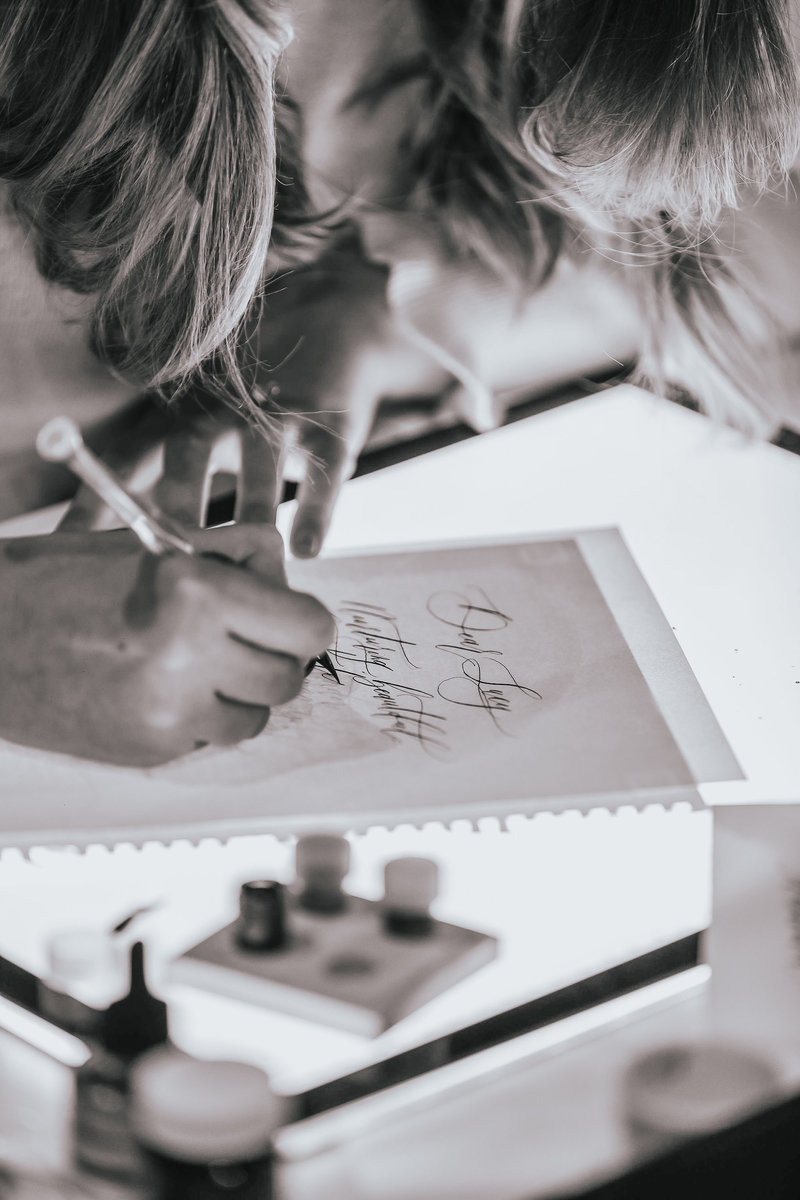 Sydney professional calligraphy services for weddings & brands