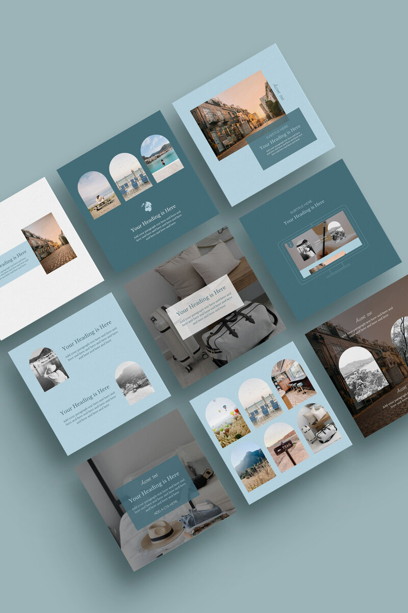 Saltd Shop | Premade Customizable Brands, Showit Templates