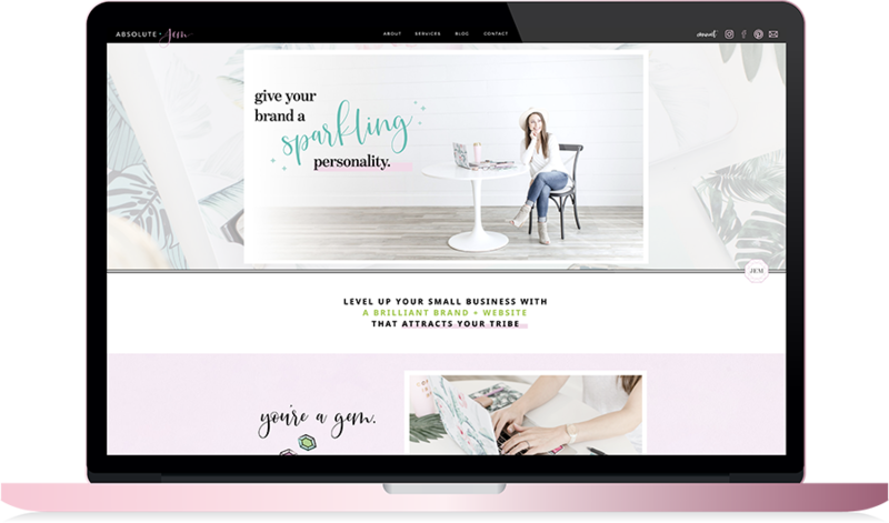 Absolute JEM Services | Brand Design + Custom Showit Website
