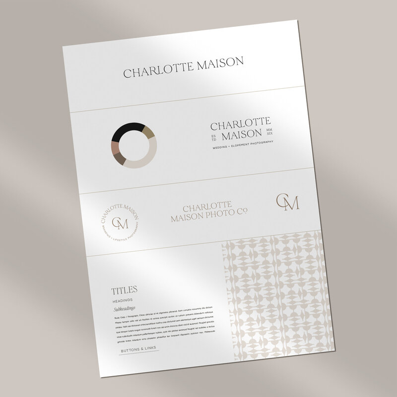 Semi-Custom Brands | Pre-Made Brand Kits | Lovendear Design