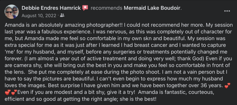 Apply To Our Fierce Over 40 Boudoir Experience | Mermaid Lake Boudoir