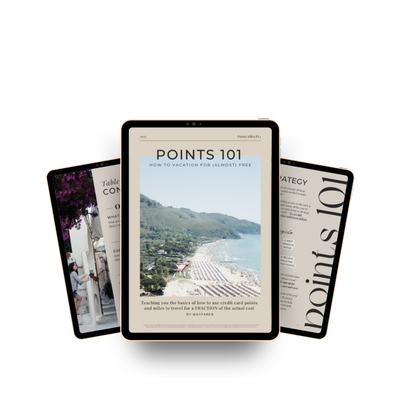 Traveling on Points | Wayfaren Start Here