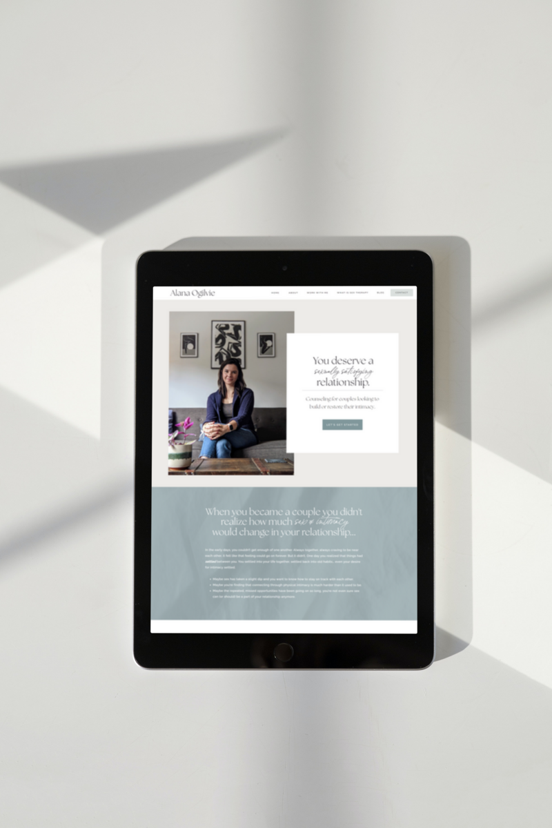 Showit Website Design Services | A Pin In Time Designs