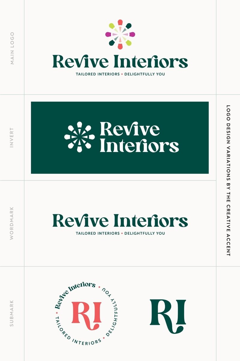Interior Designer Logo & Website Design for Revive Interiors