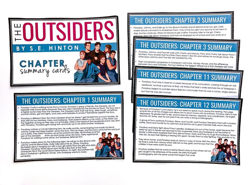 The Outsiders Unit Plan