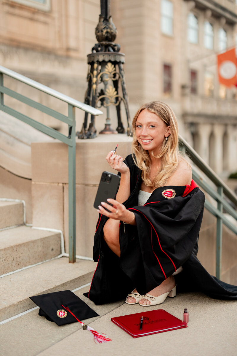 UW Madison College Graduation Photographer