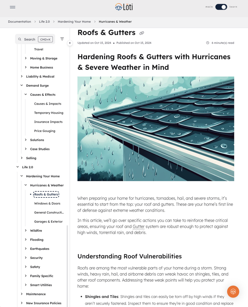 Loti - Rebuilding Lives.
