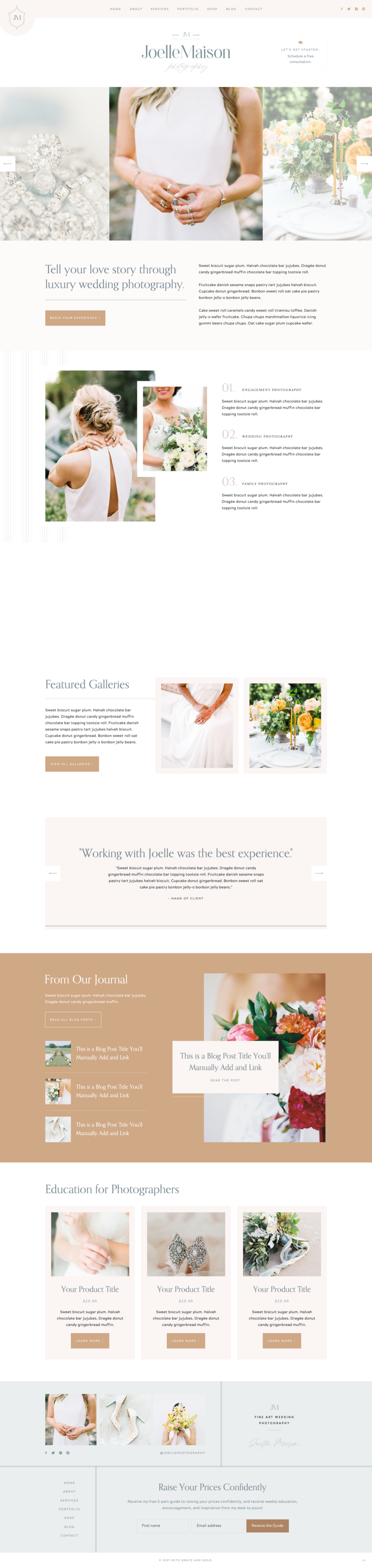 Blog | With Grace and Gold | Branding, Web Design, and Education