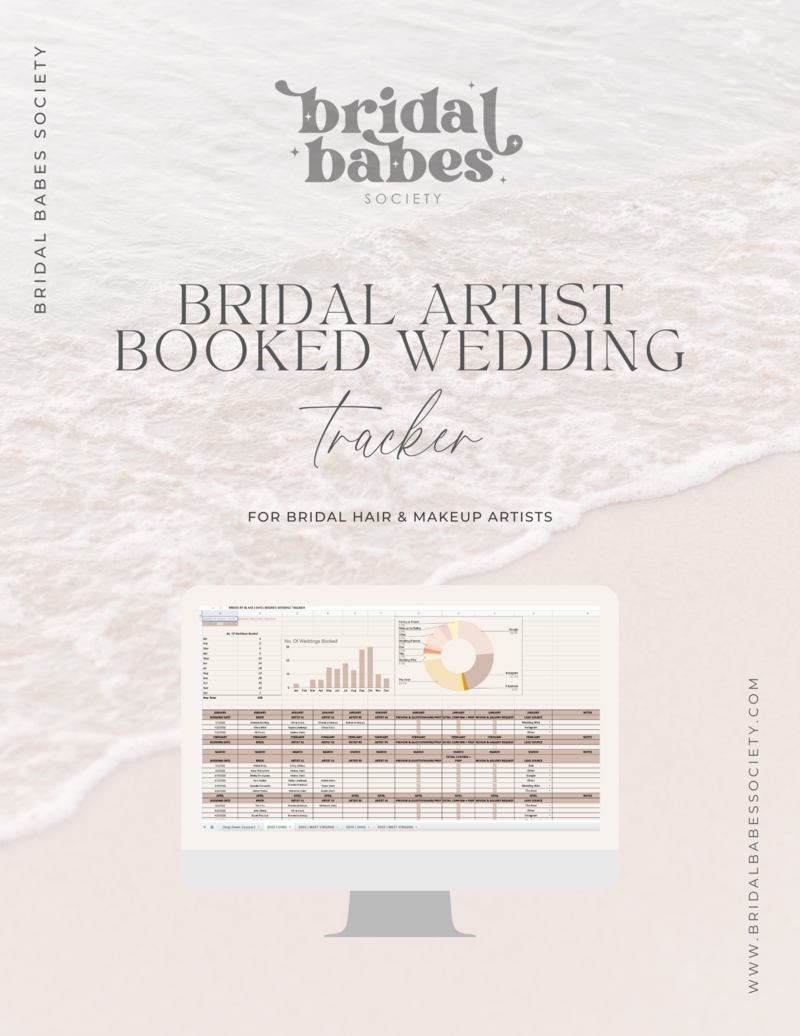 Booked Wedding Tracker | Bridal Babes Society