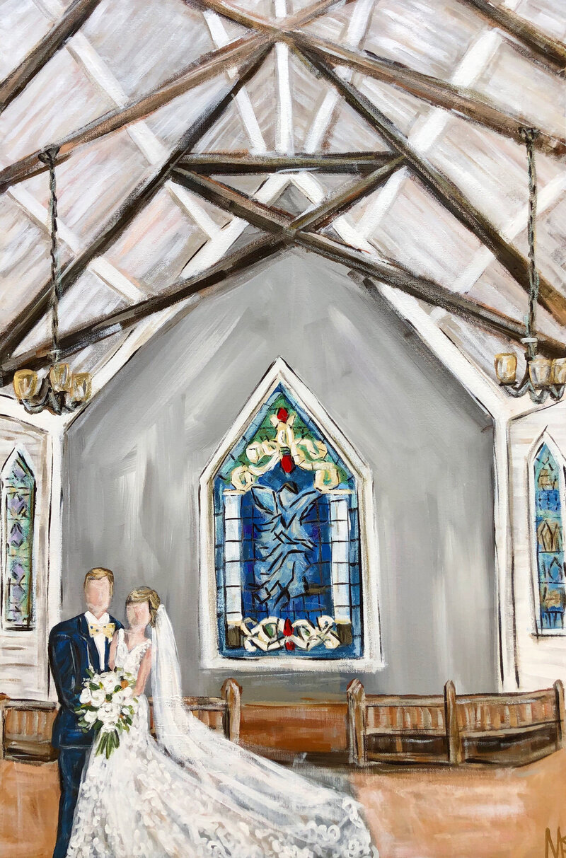 Mississippi Weddings Live Painter | Miriam Shufelt Art