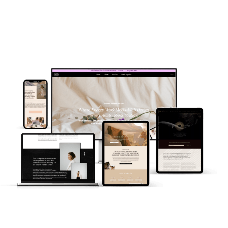 Web Design for Healers & Coaches | Temple Dreams Studio