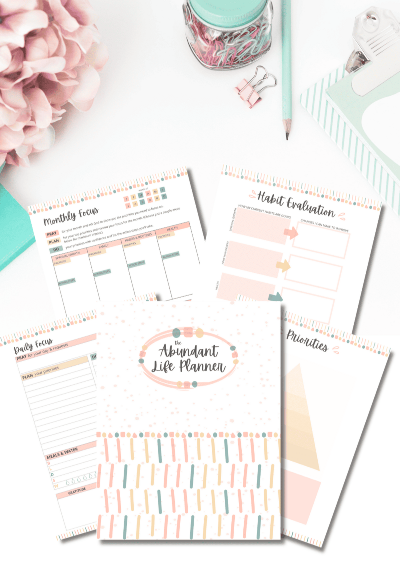 Abundant Life Planner for Women Who Want to Live on Purpose