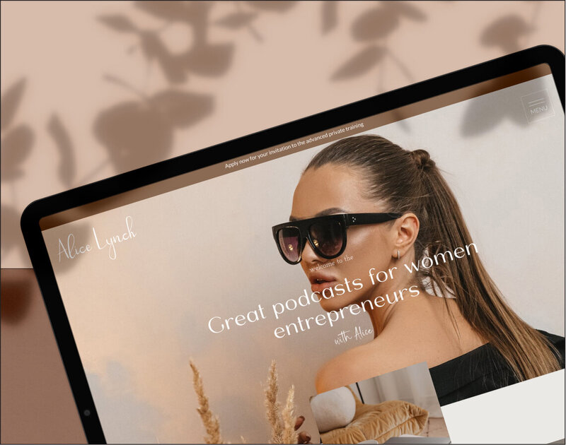 Kristina Digital&Chic, Custom website design and templates