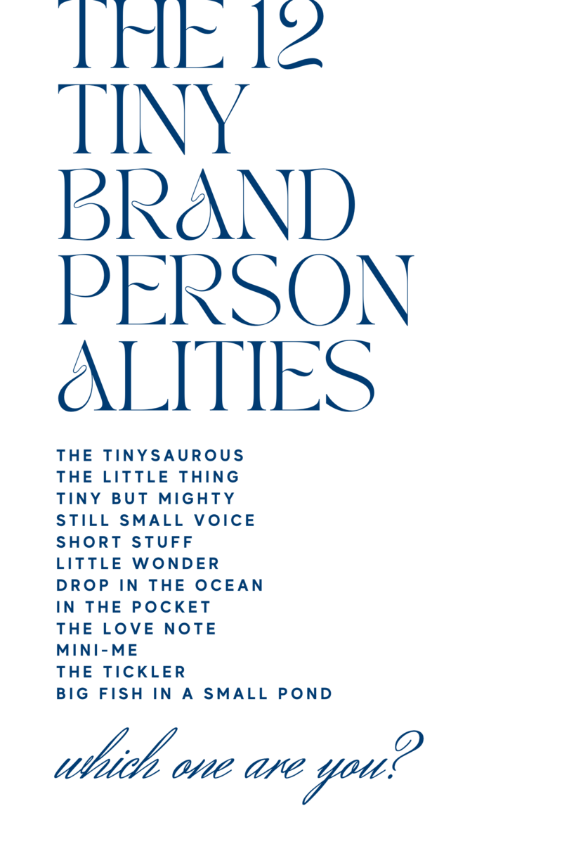 Tiny Brand Personality Quiz