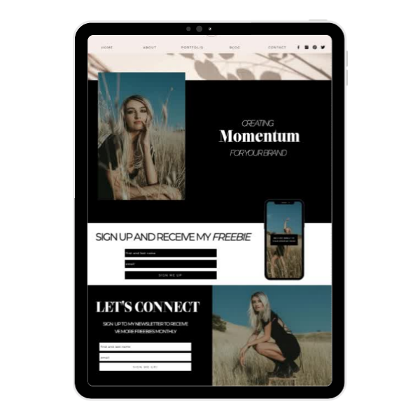 Website Design For Creative Entrepreneurs | By Rose