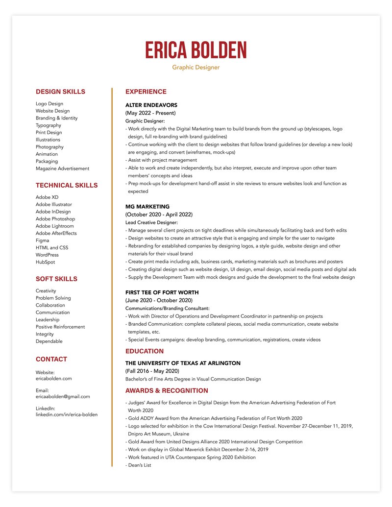 Erica Bolden | Graphic Designer