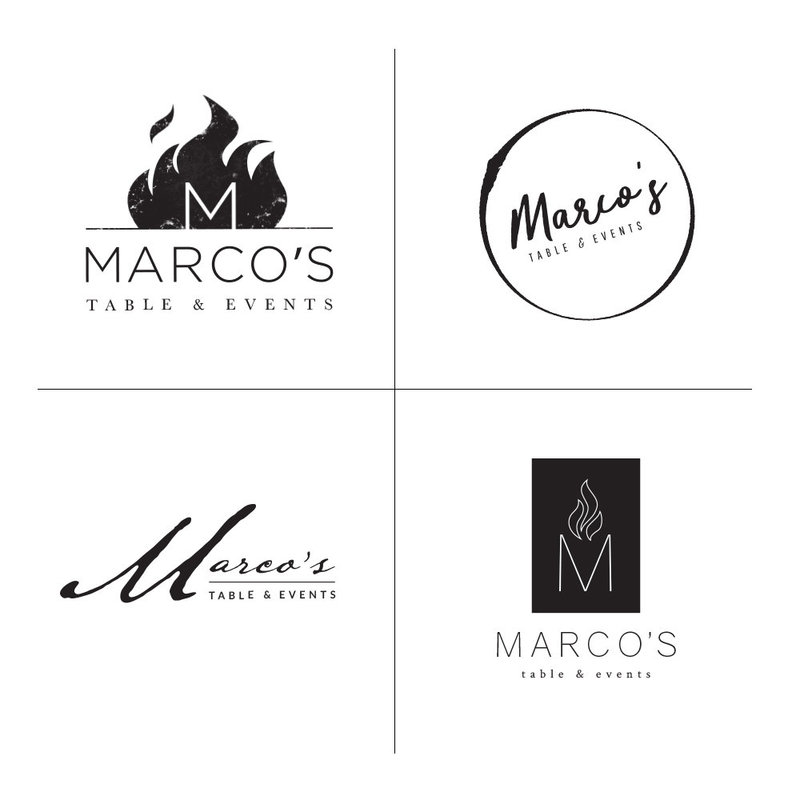 Brand Design, Logo Design | Marco’s Table, Elmhurst IL