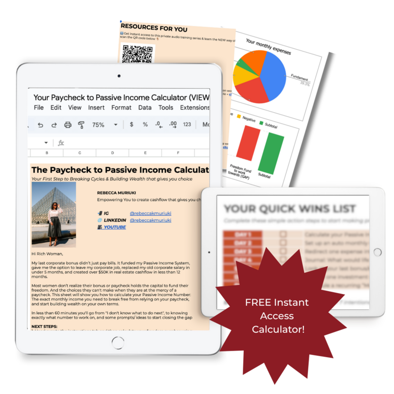 Paycheck to Passive Income Calculator