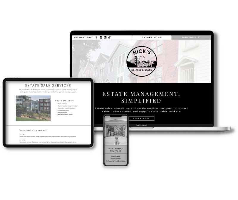 Portfolio | Websites & Brand Projects | Della Rose Designs