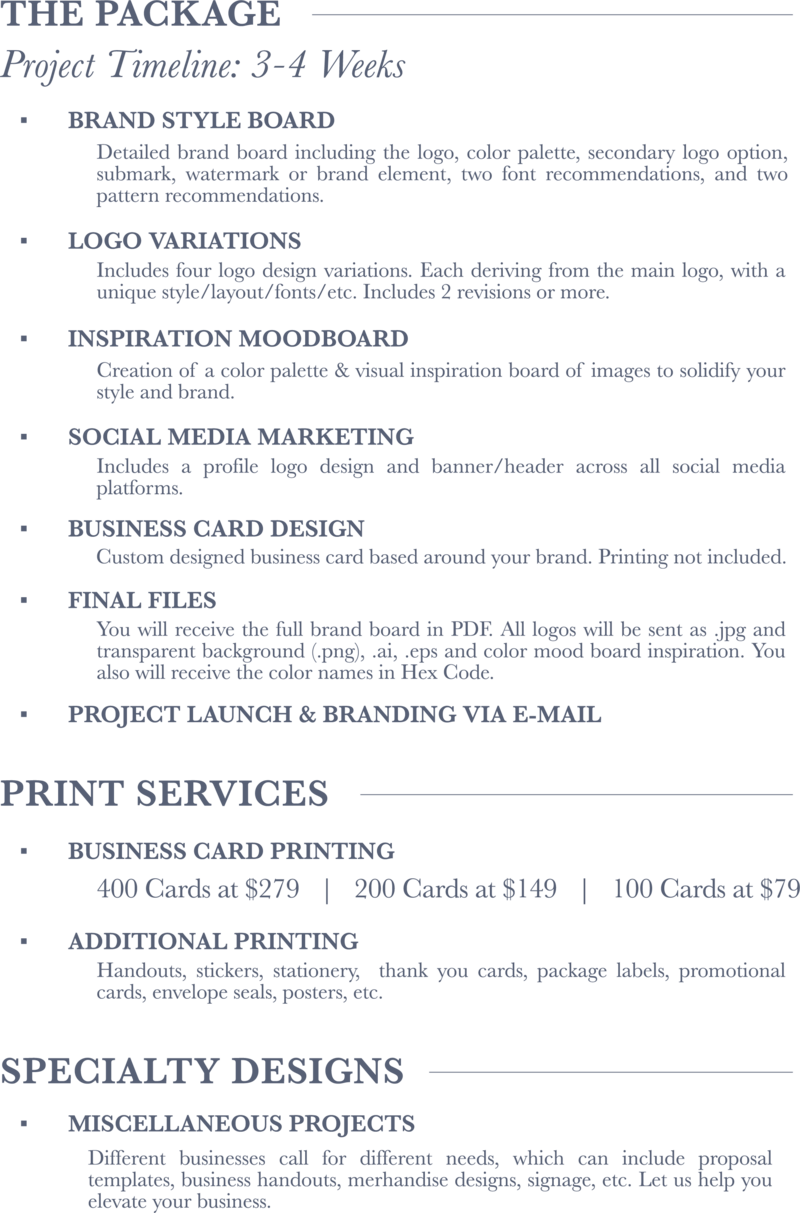 Graphic Design Services - Logo Branding | Adair Photography