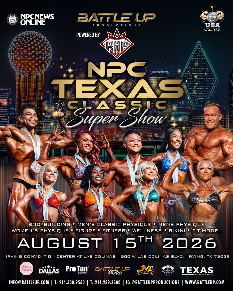 BATTLE UP PRODUCTIONS | NPC TEXAS BODYBUILDING SHOW