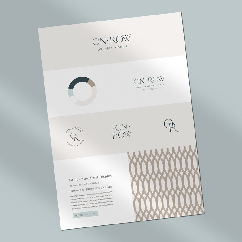 Semi-Custom Brands | Pre-Made Brand Kits | Lovendear Design