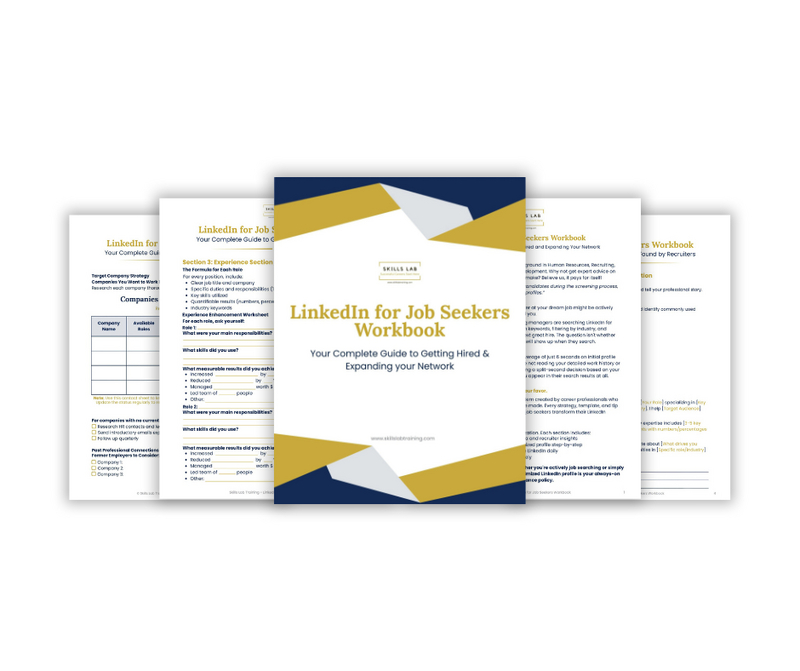Career & Job Search Workbooks | Skills Lab