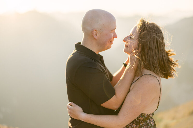 Jayline & Seamus | Sunset Engagement Rocky Mountain Shoot