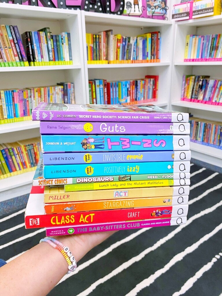 FREE Graphic Novel Book Spine Labels
