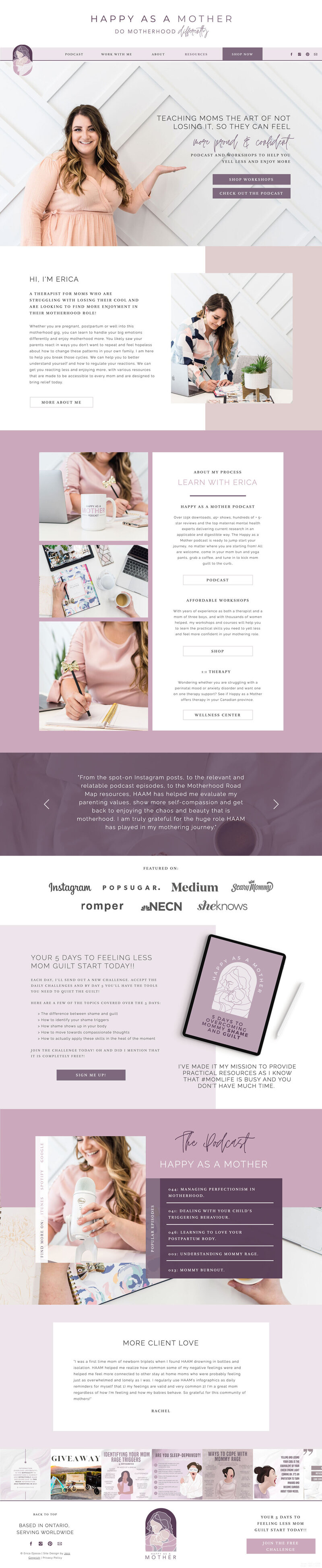 Showit Website Templates & Design for Female Entrepreneurs