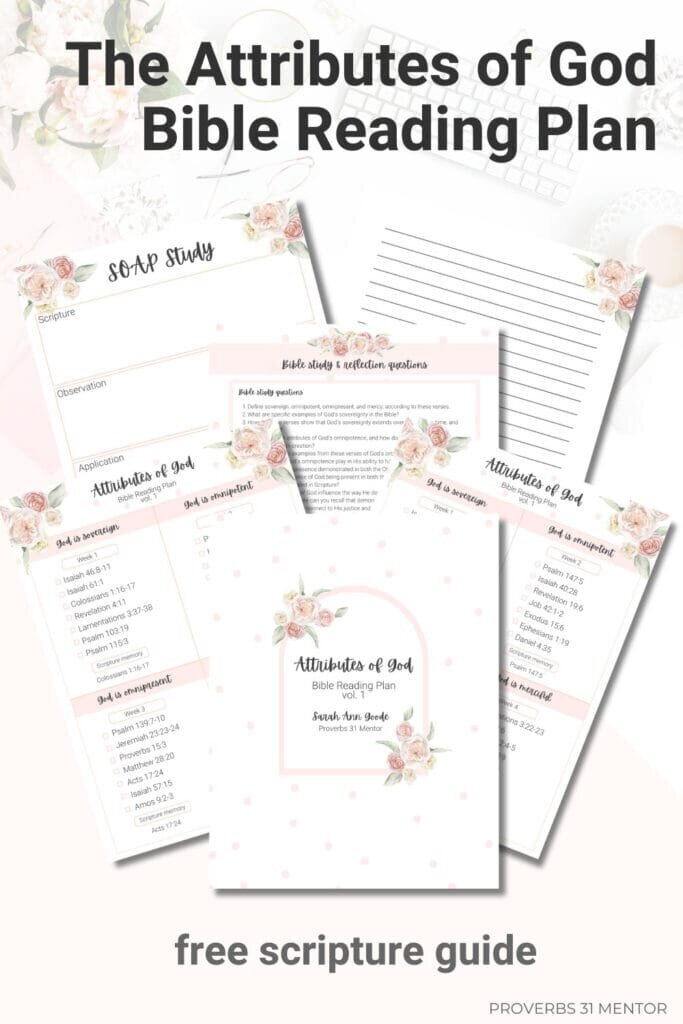 Study the Attributes of God: Free Bible Reading Plan
