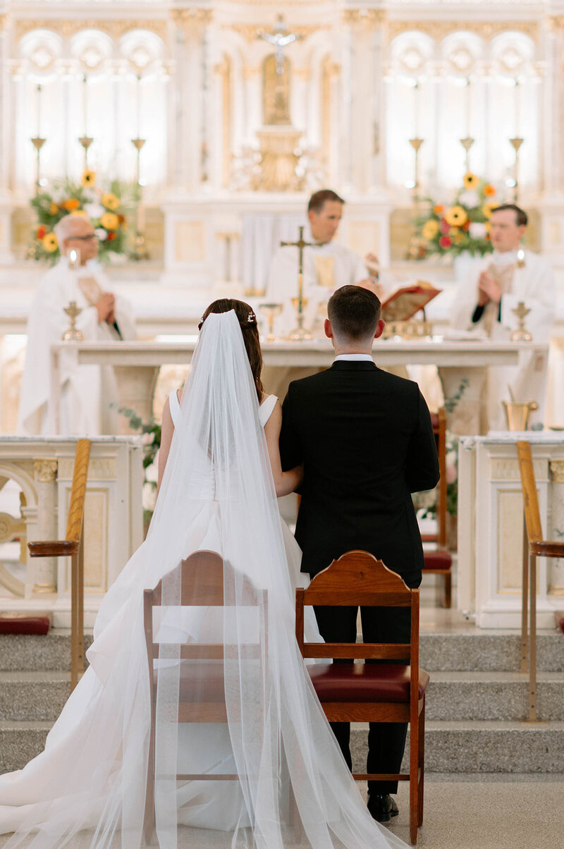 Chicago Catholic Wedding Photographers | Abbey Rez Photography & Film