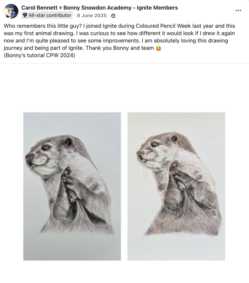 Coloured Pencil Week 2026 | African Wildlife Art Event by Bonny Snowdon