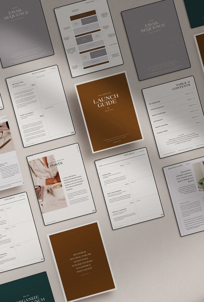 Planners + Guides | Shop Saffron Avenue, Brand Styling, Modern ...