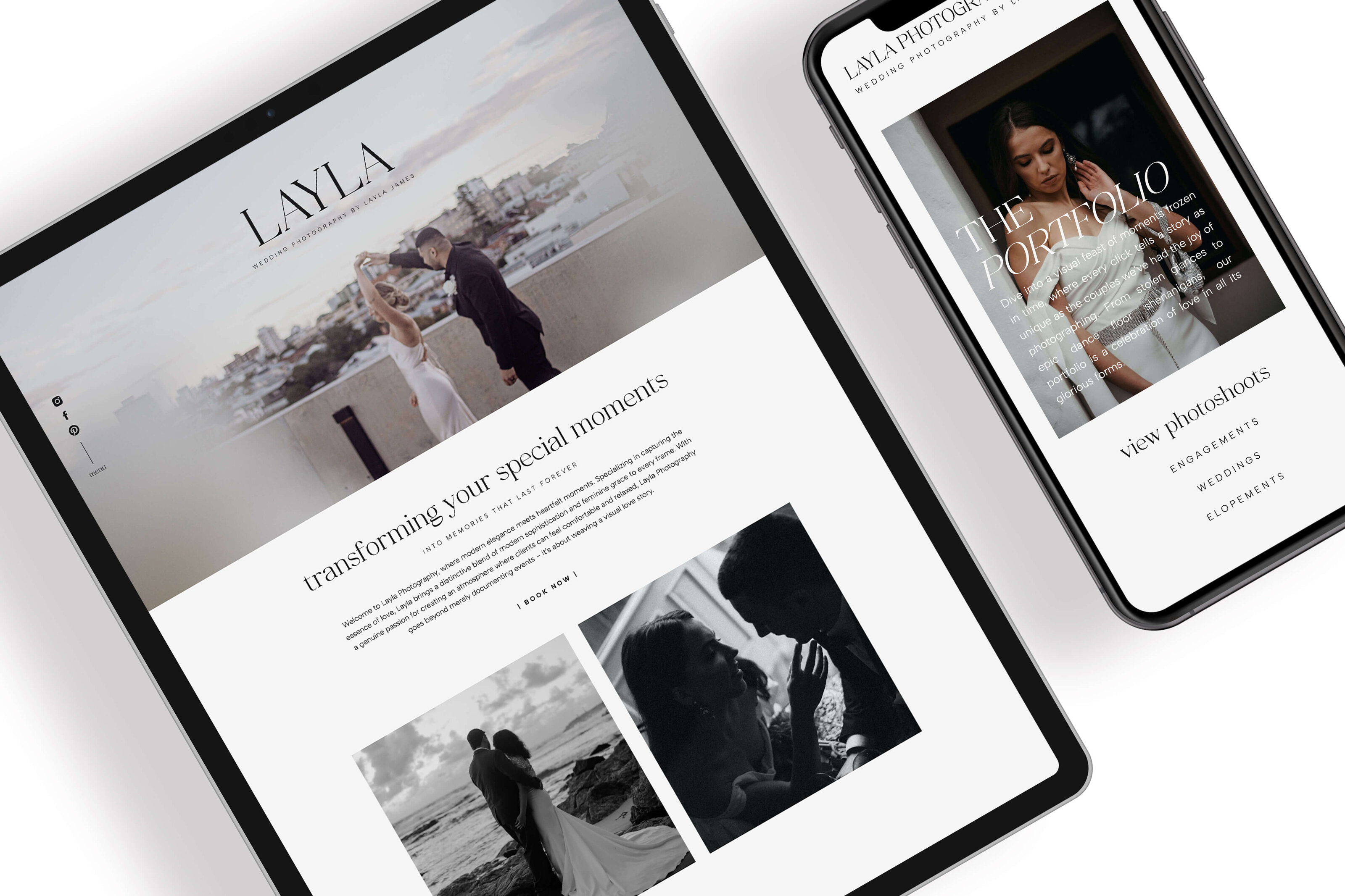 Layla Showit Template | Blush Created