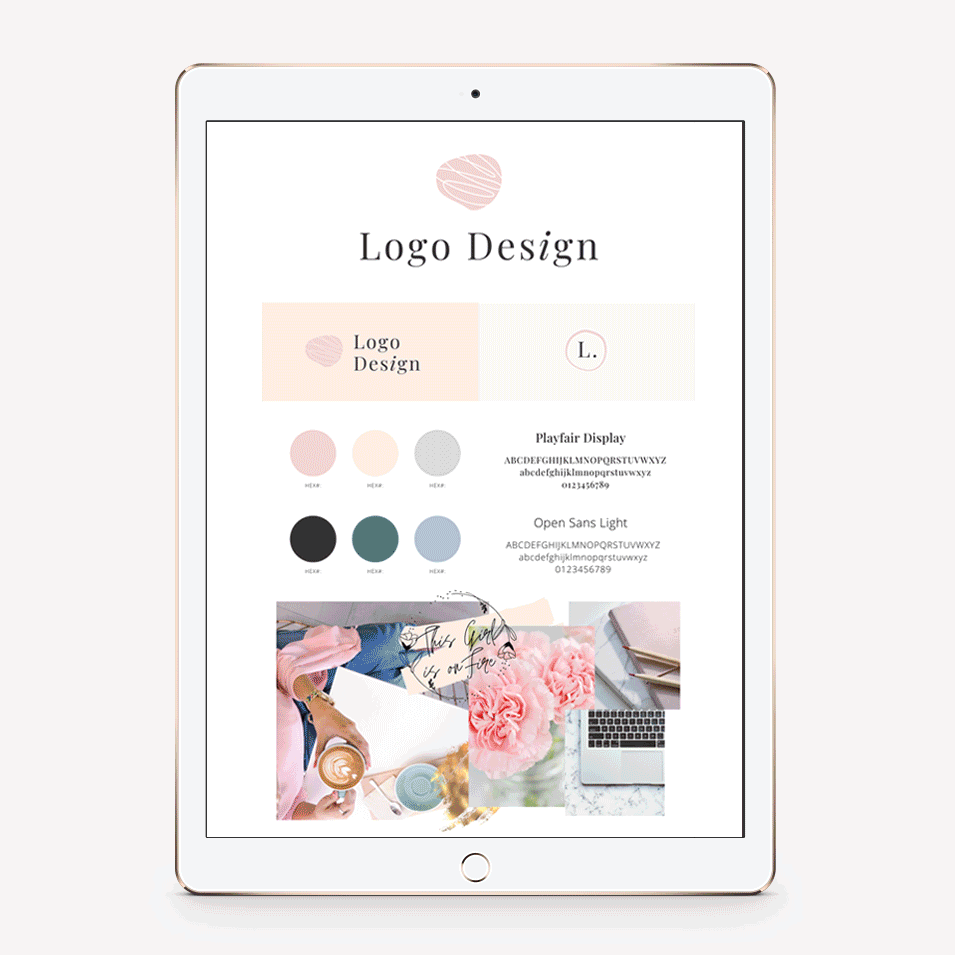 Brand Board Canva Templates